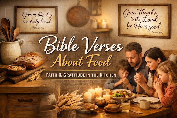 Bible Verses About Food, Faith and Gratitude